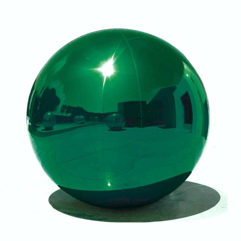 Partybreeze big shiny ball inflatable mirror balls for party decor green